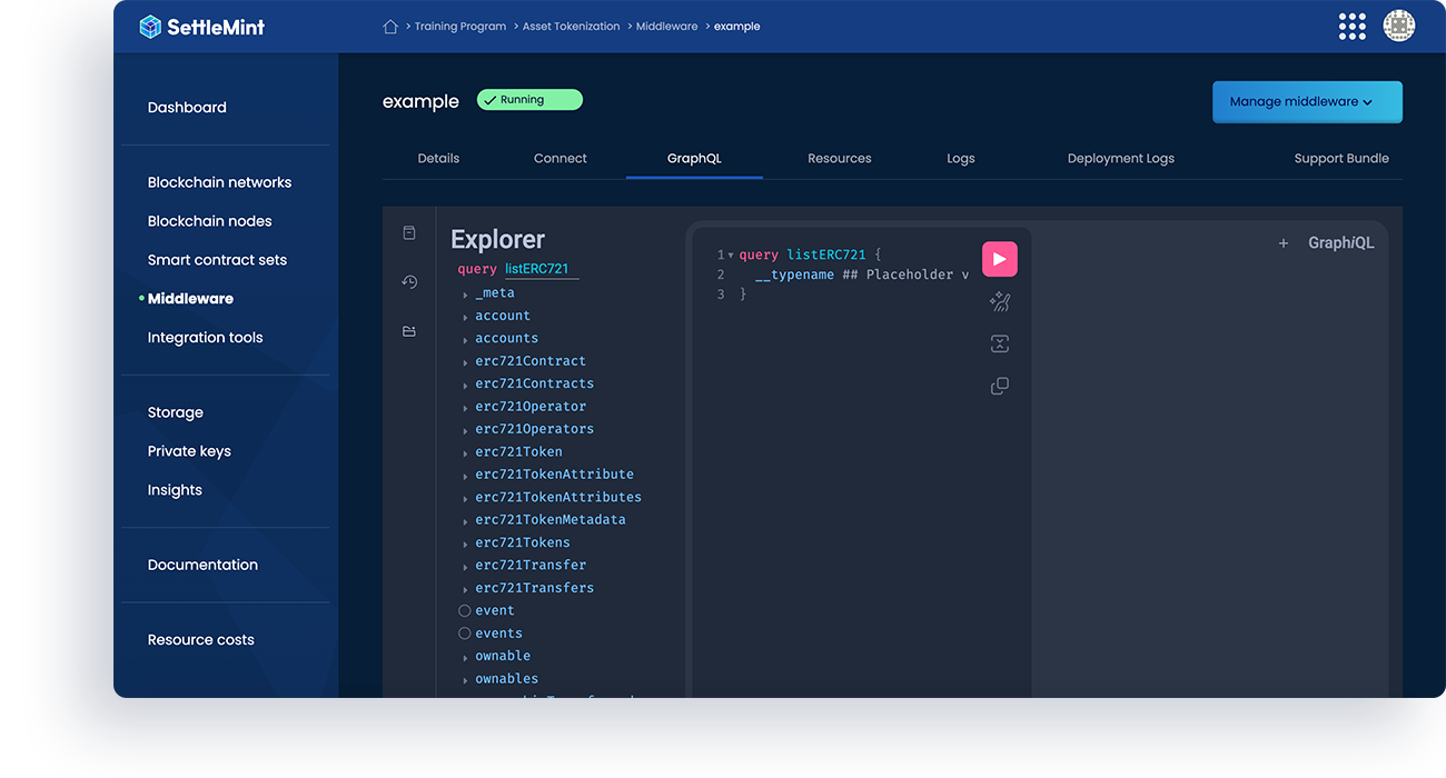 The Graph Middleware | SettleMint